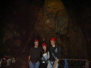 Cave Rappelling at the Moaning Caverns in California