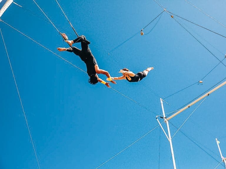 A Day at Trapeze School: A Circus-Style Aerial Class