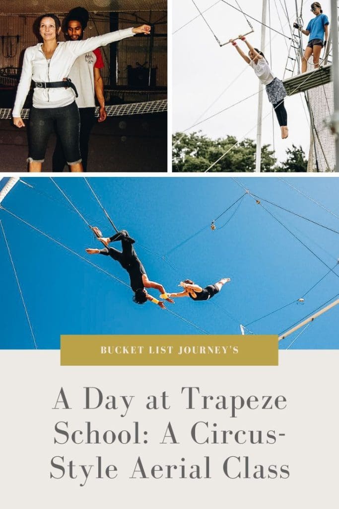 A Day at Trapeze School: A Circus-Style Aerial Class