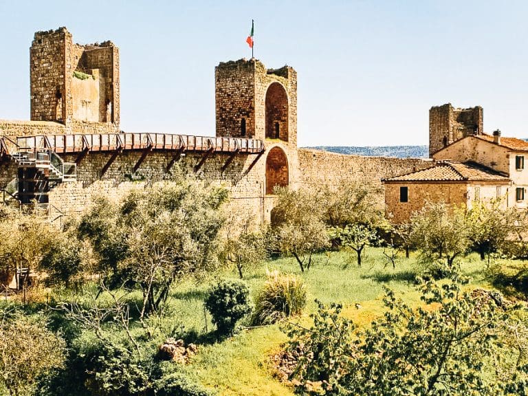 Monteriggioni Castle In Tuscany Castello Di Monteriggioni