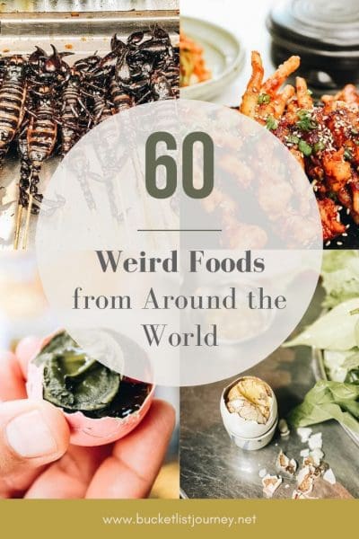 Weird Food Bucket List: 50 Strange Foods From Around the World