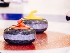 Throwing Curling Stones like an Olympian. Or not.