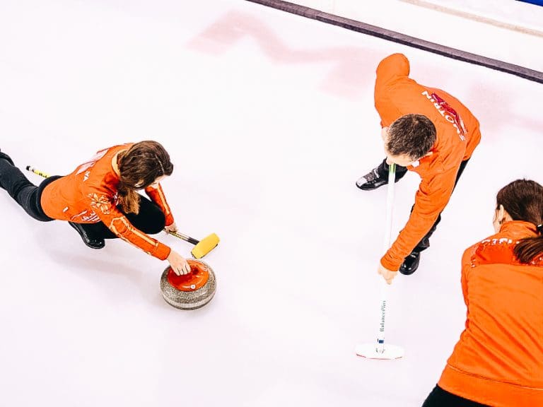 Throwing Curling Stones like an Olympian. Or not.