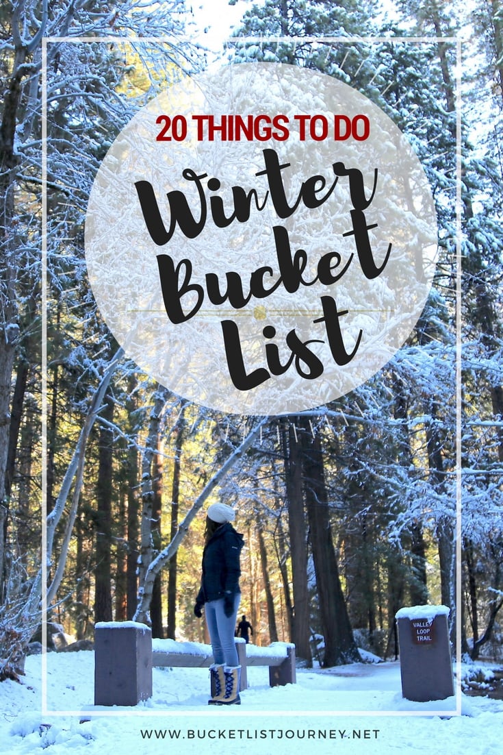 Winter Bucket List: 20 Fun Things to Do