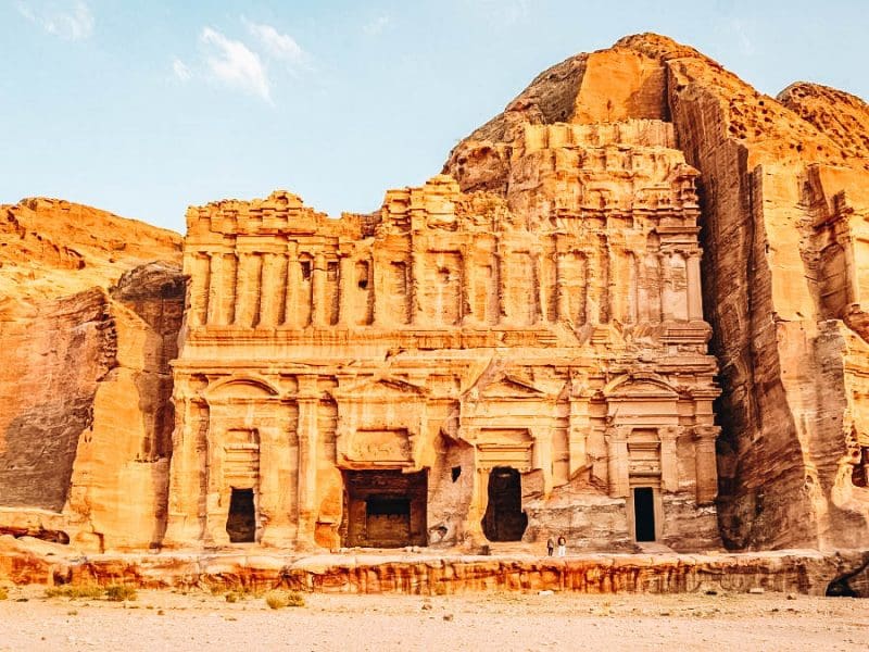 Visiting Jordan's Lost City of Petra Ruins (Day & Night)
