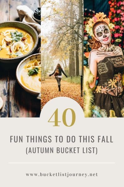 Fall Bucket List: 40 Autumn Activities & Fun Things to Do
