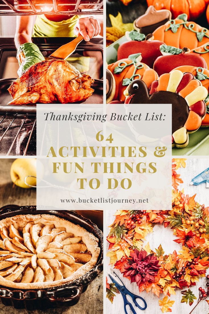Thanksgiving Bucket List: 64 Activities & Fun Things to Do
