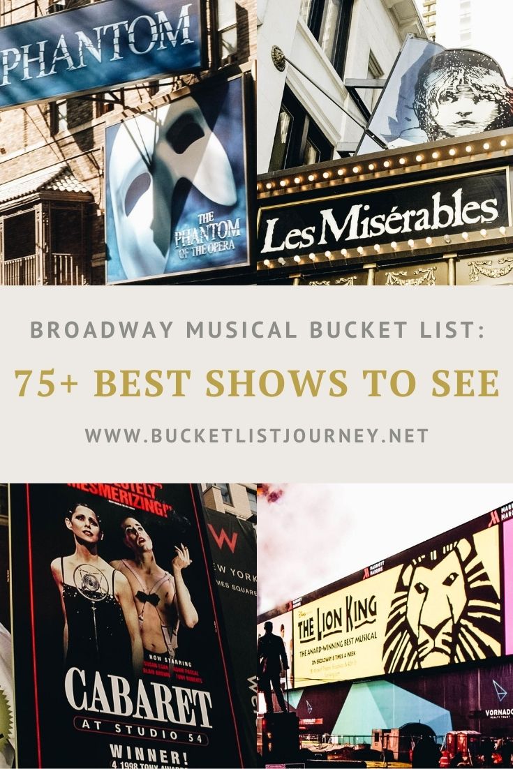 Broadway Musical Bucket List: 75+ Best Shows to See