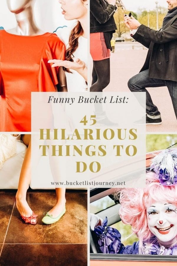 Funny Bucket List: 45 Hilarious Ideas and Things to Do
