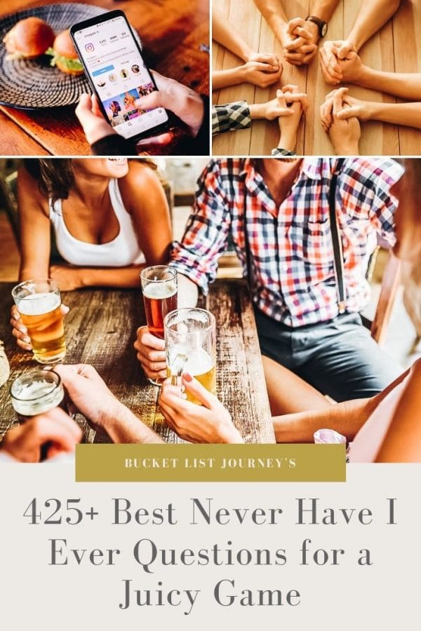 425+ Best Never Have I Ever Questions for a Juicy Game