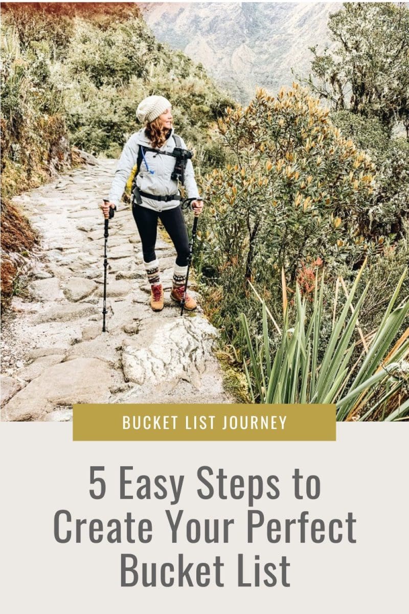 How to Make a Bucket List in 5 Easy Steps
