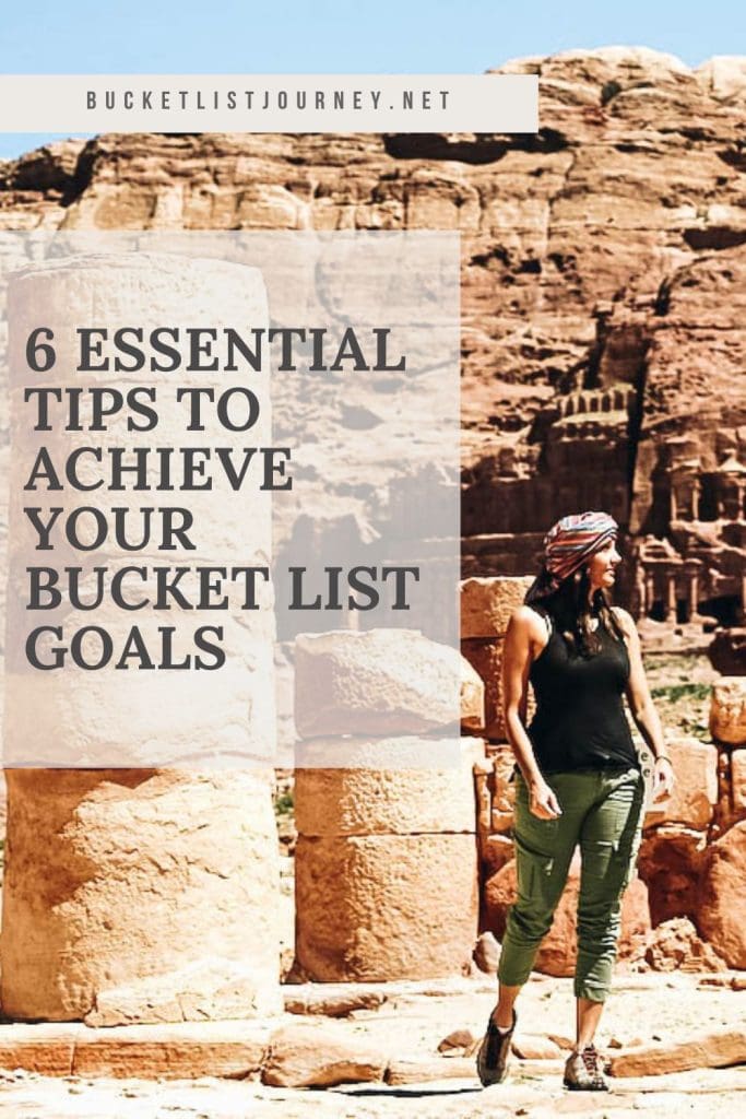 5 Tips to Help Conquer Your Bucket List