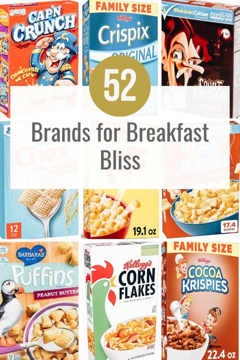 Breakfast Cereal Bucket List: 52 Names of Brands to Eat