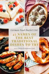 German Food List: 45 Names of the Best Traditional Dishes
