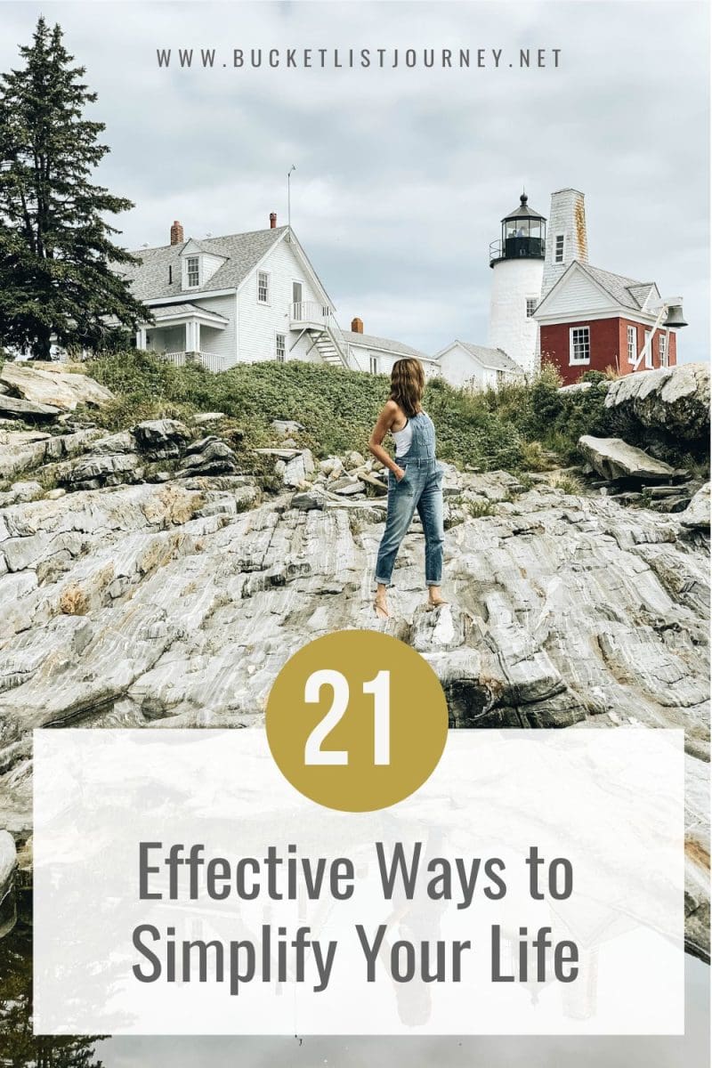 21 Ways to Simplify Your Life (and Relieve Stress)