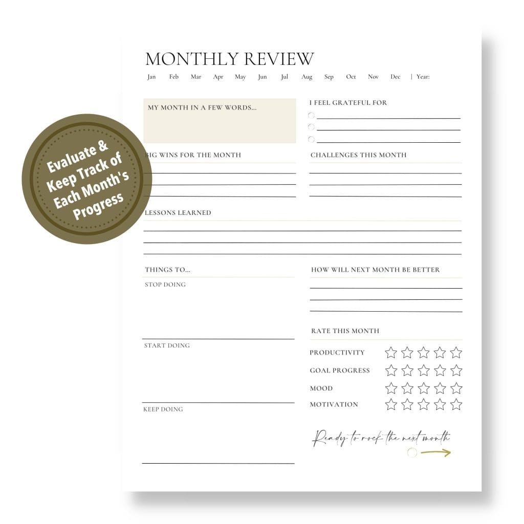 15-Page Bucket List Planner Bundle & Templates (Printable)