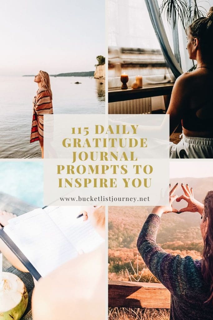 115 Daily Gratitude Journal Prompts to Inspire You